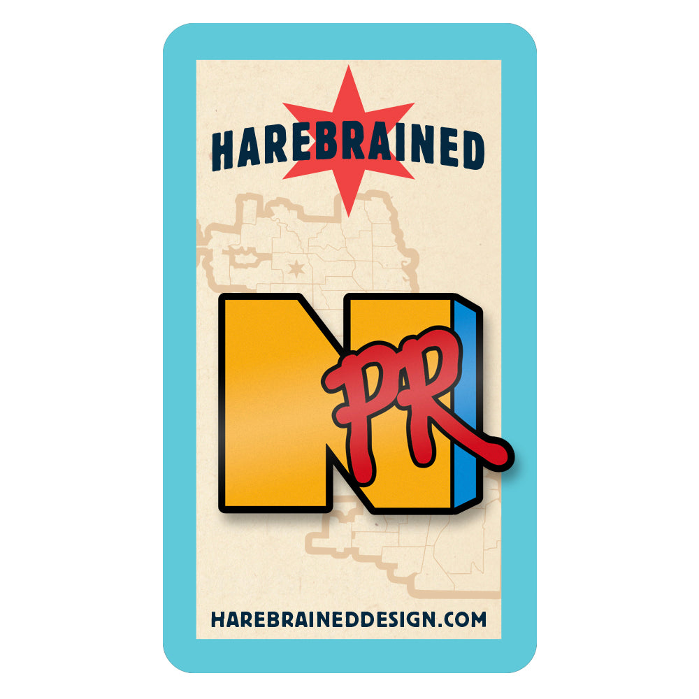 I Want My NPR Enamel Pin – Harebrained