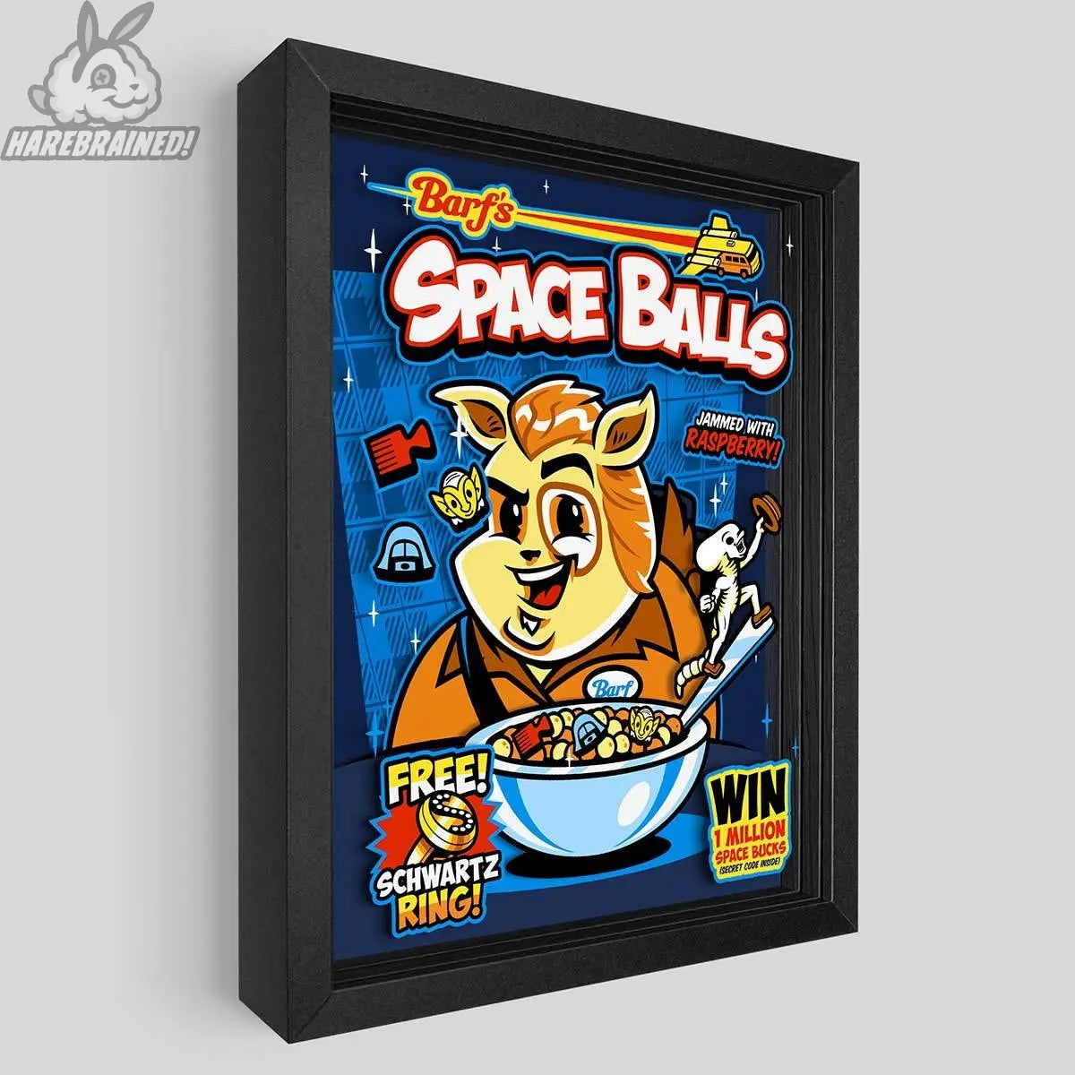 Space Balls Cereal Shadowbox Art – Harebrained