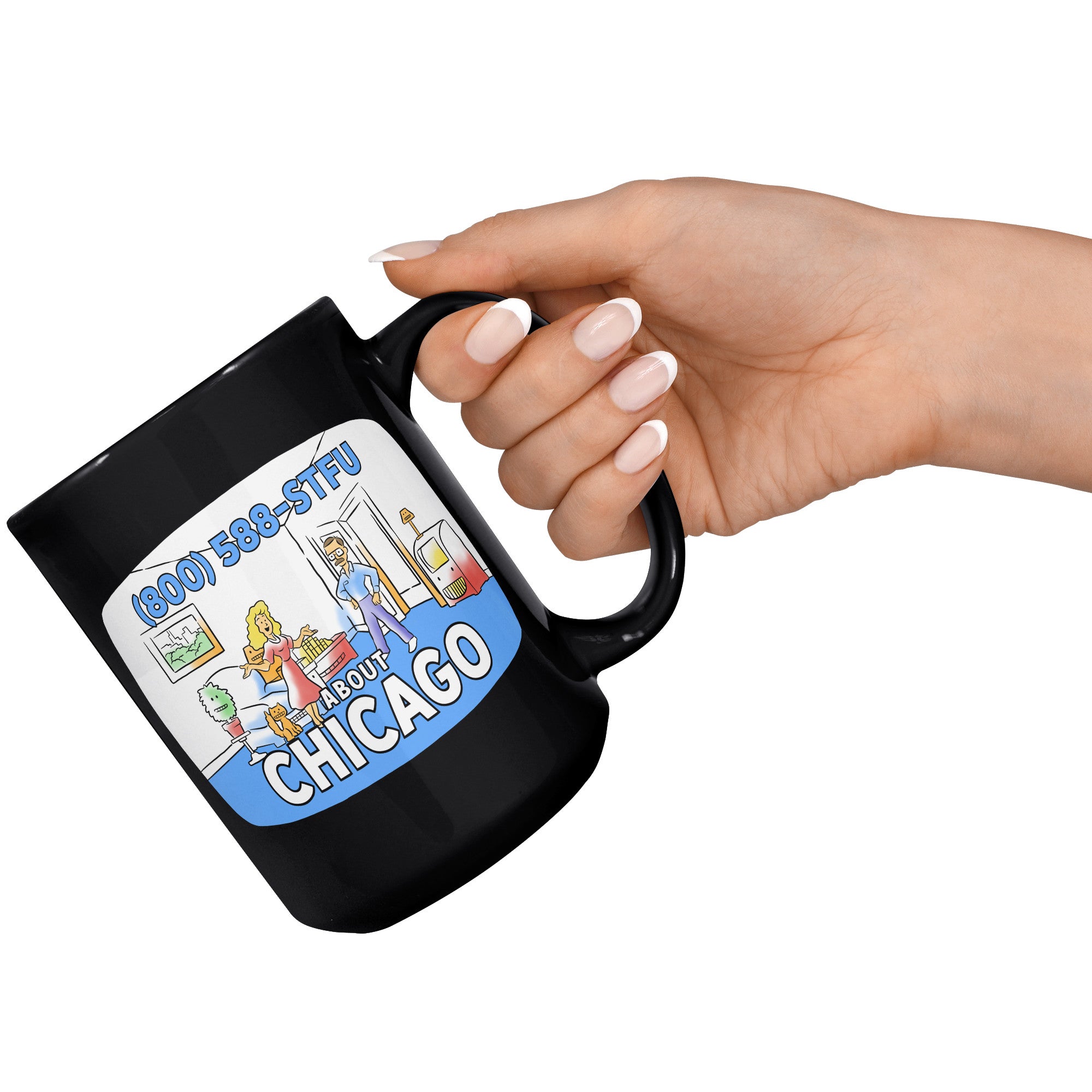 STFU About Chicago Carpet Coffee Mug – Harebrained