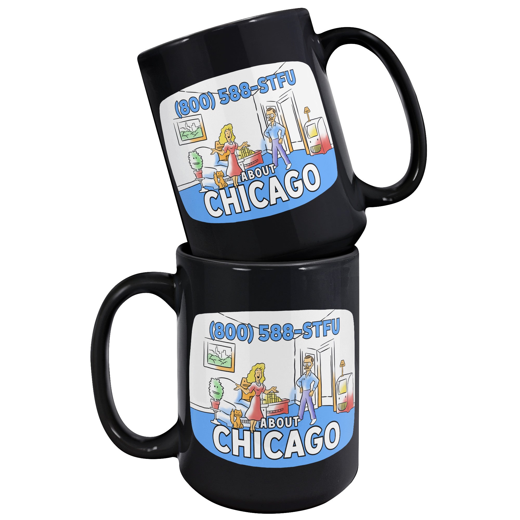 STFU About Chicago Carpet Coffee Mug – Harebrained
