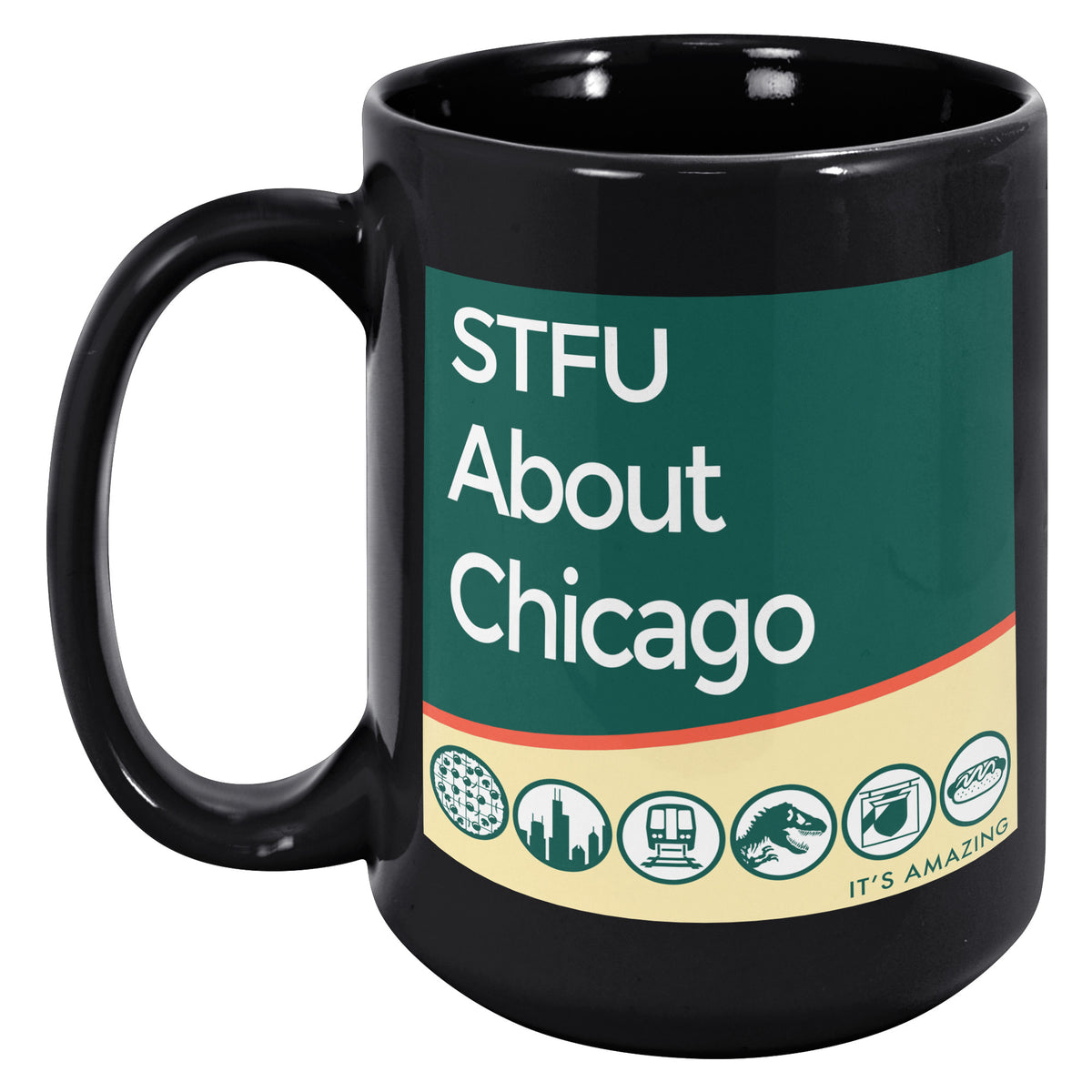 STFU About Chicago City Park Coffee Mug – Harebrained