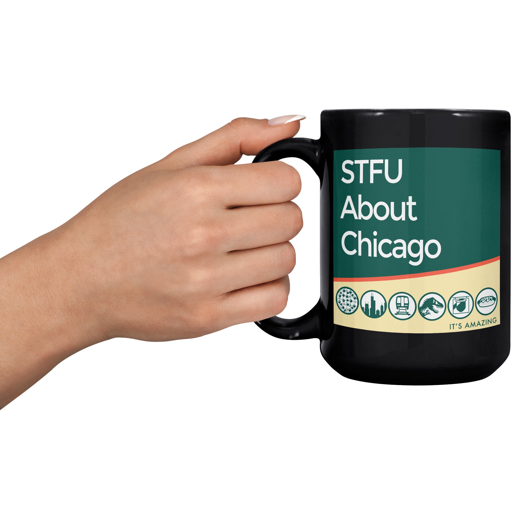 STFU About Chicago City Park Coffee Mug – Harebrained