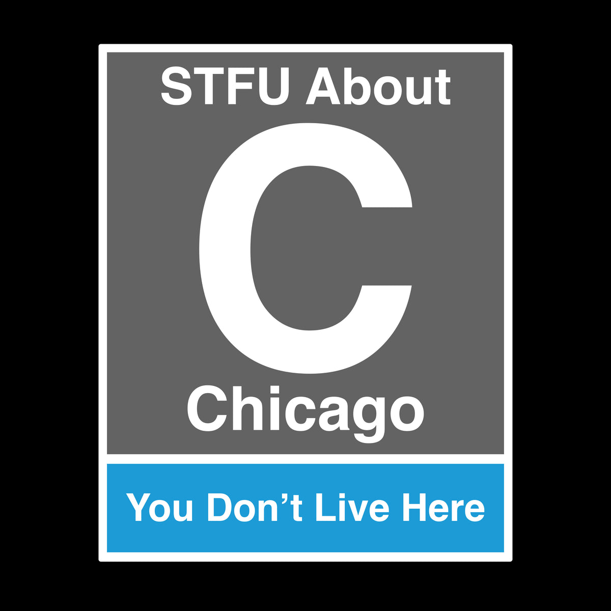 STFU Blue Line – Harebrained