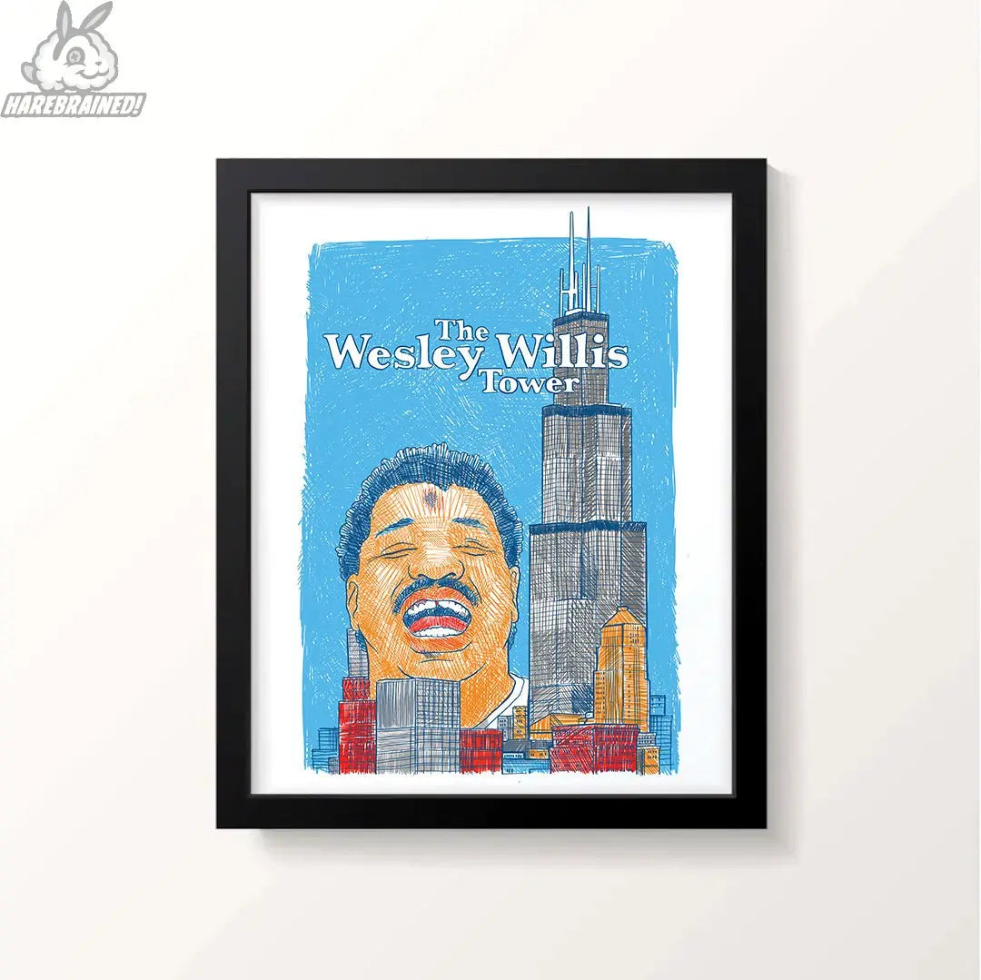 Wesley Willis Tower Print – Harebrained