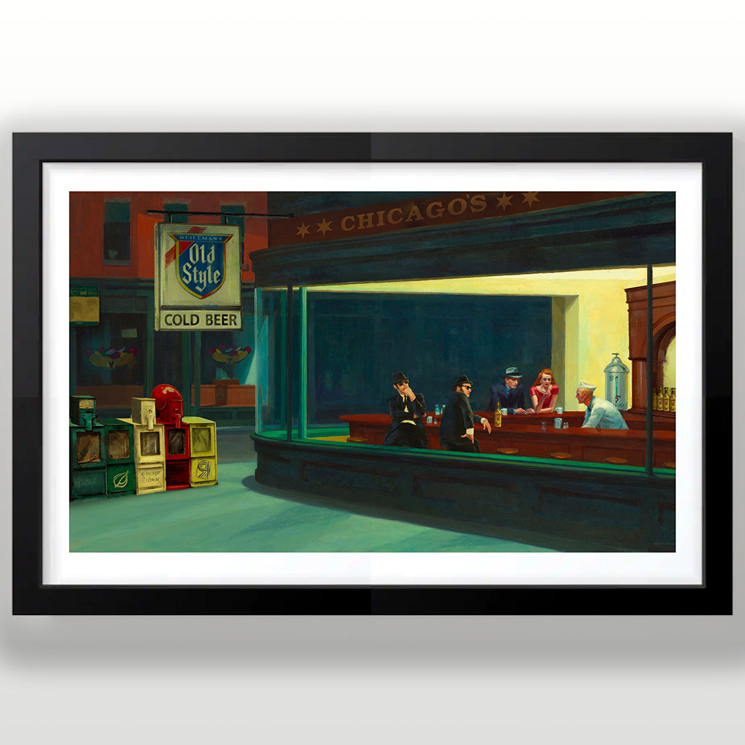Chicago's Nighthawks Print – Harebrained