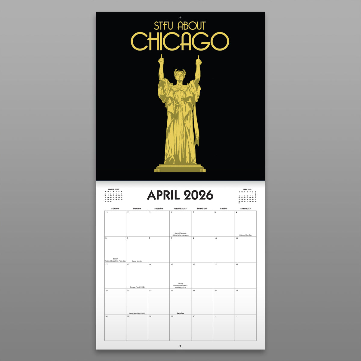 STFU About Chicago 2026 Calendar – Harebrained