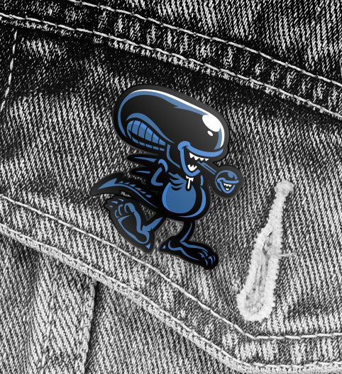 Vintage Xenomorph Enamel Pin – Harebrained